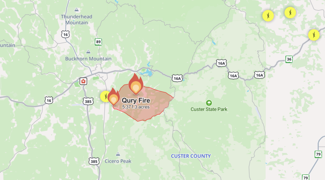 Quarry Fire Prompts Evacuations, Road Closures in Custer State Park